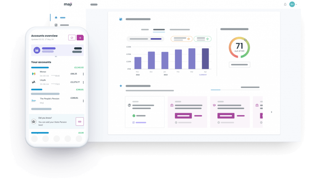 Maji: Track and improve your employee's financial wellbeing.